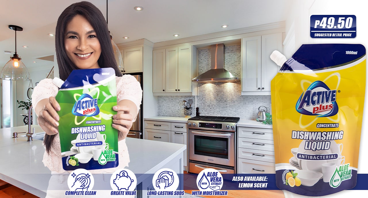 Active Plus Concentrated Dishwashing Liquid – Active Plus